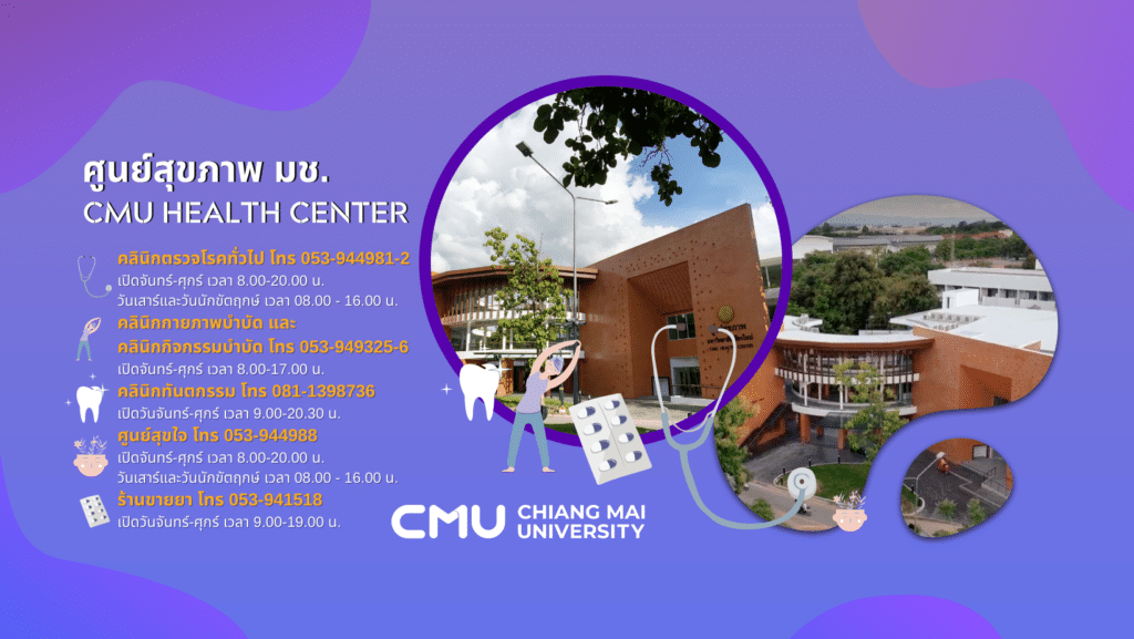 ติดต่อเรา – ศูนย์สุขภาพมหาวิทยาลัยเชียงใหม่